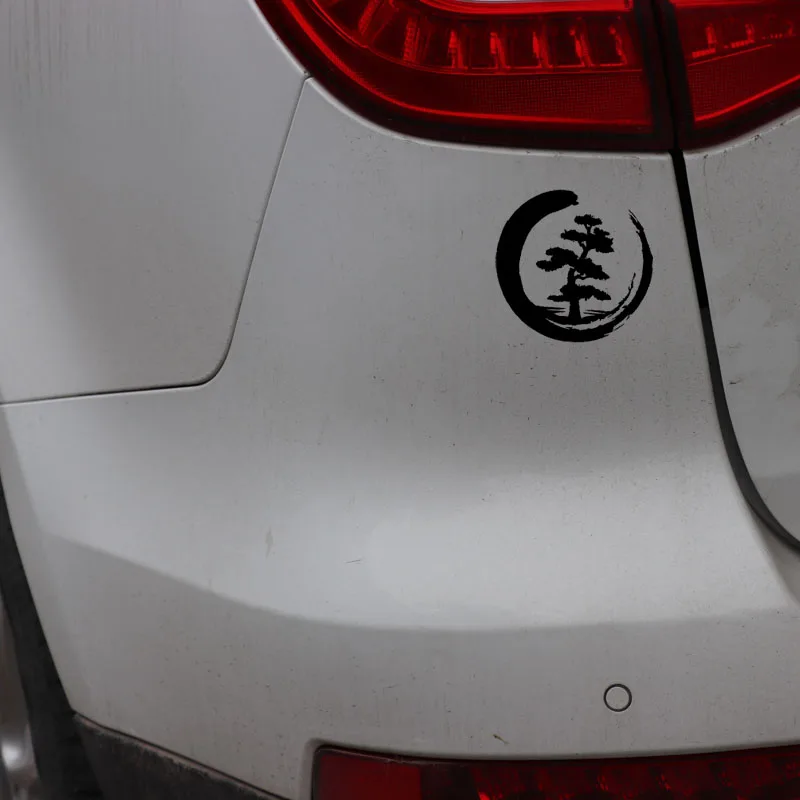Tree Of Life in Circle Buddhism Car Sticker