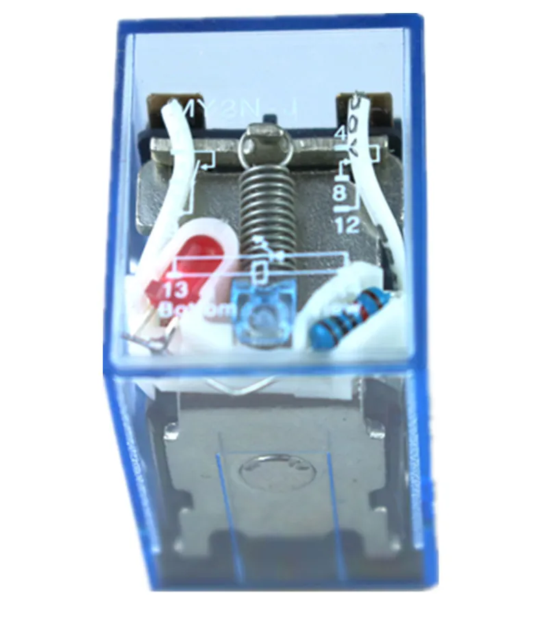 MY2NJ 8 Pin 35mm DIN Rail Power Relay Small intermediate relay 8foot 2 ...