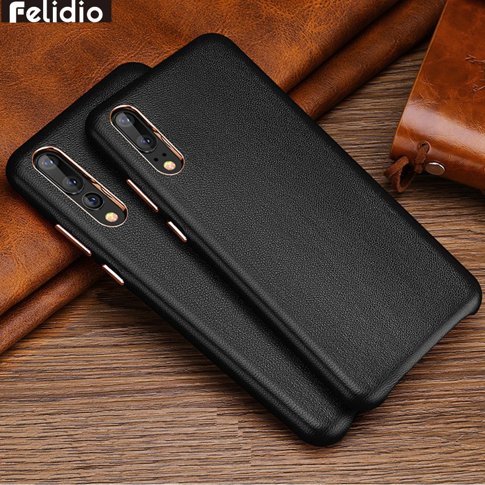 Cover for Huawei P20 Pro Genuine Leather Case for Huawei P20 P20Pro ...