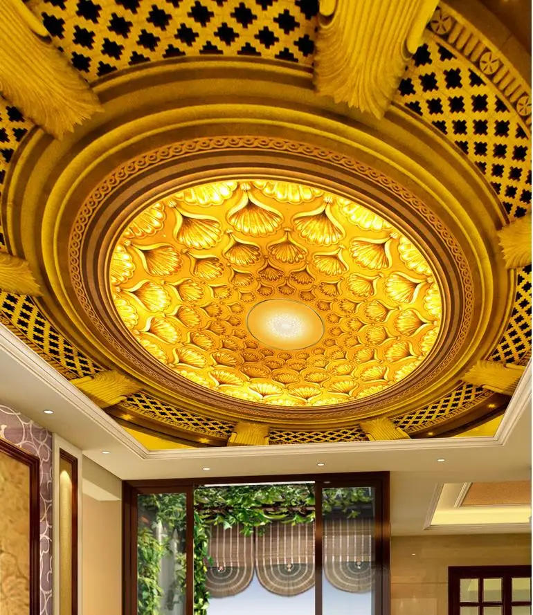 Avrupa-tavan-freskler-tavan-madalyonlar-papel-parede-duvar-ka-d-Tavan ...