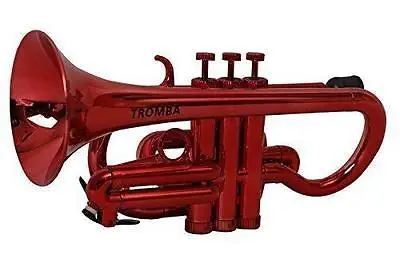 NEW Tromba Pro Professional Plastic Bb Cornet metallic Red[F/S] Japan ...