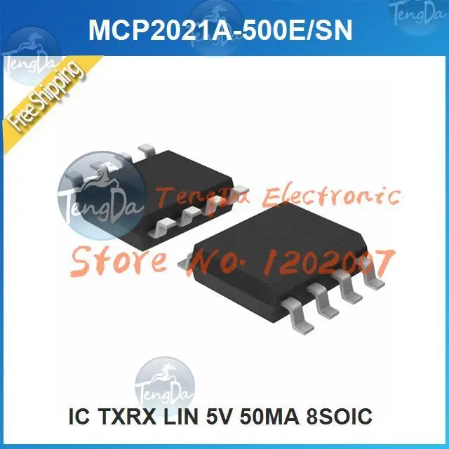 Free Shipping 5PCS/lot MCP2021A 500E/SN IC TXRX LIN 5V 50MA 8SOIC ...