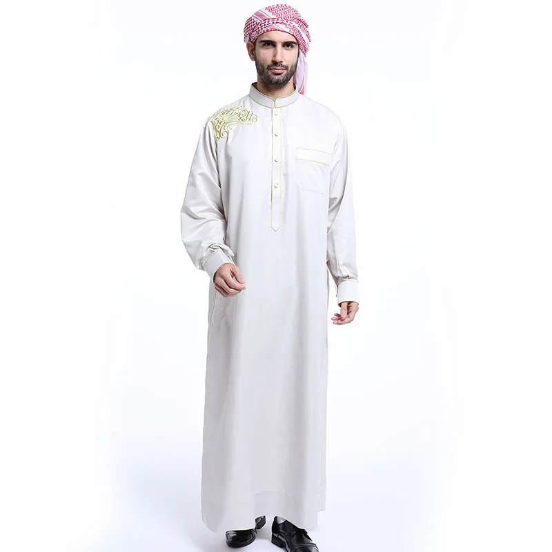 2017 Baru Pakaian islam thobe Arab untuk Pria Jubba Islamica Ropa ...
