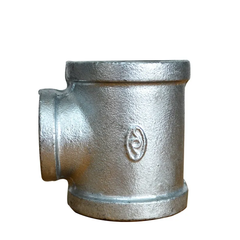 Dn20*dn15 3 Way Connector Female Thread Malleable Iron Pipe Fittings ...