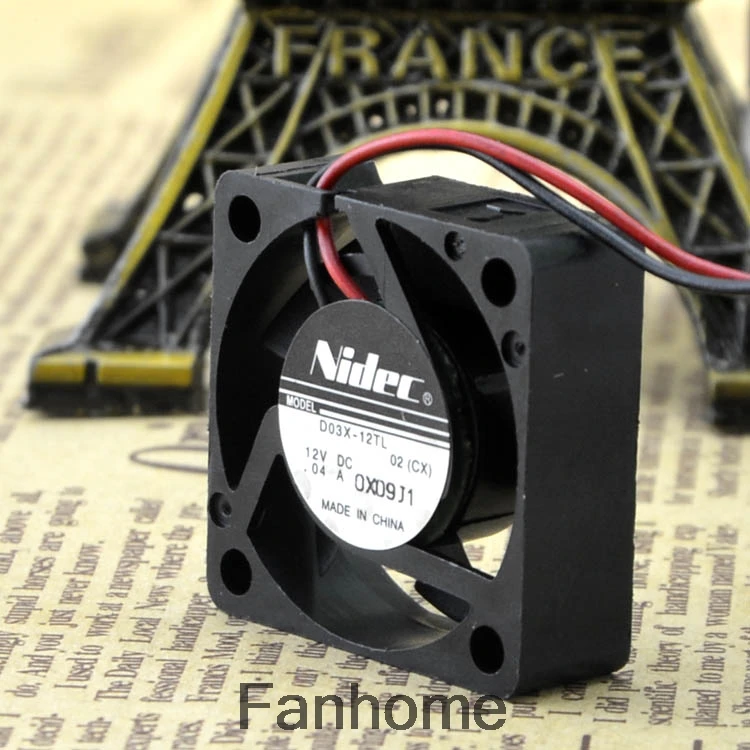 For NIDEC D03X 12TL 12V 0.04A two line notebook 3010 3CM silent hard ...