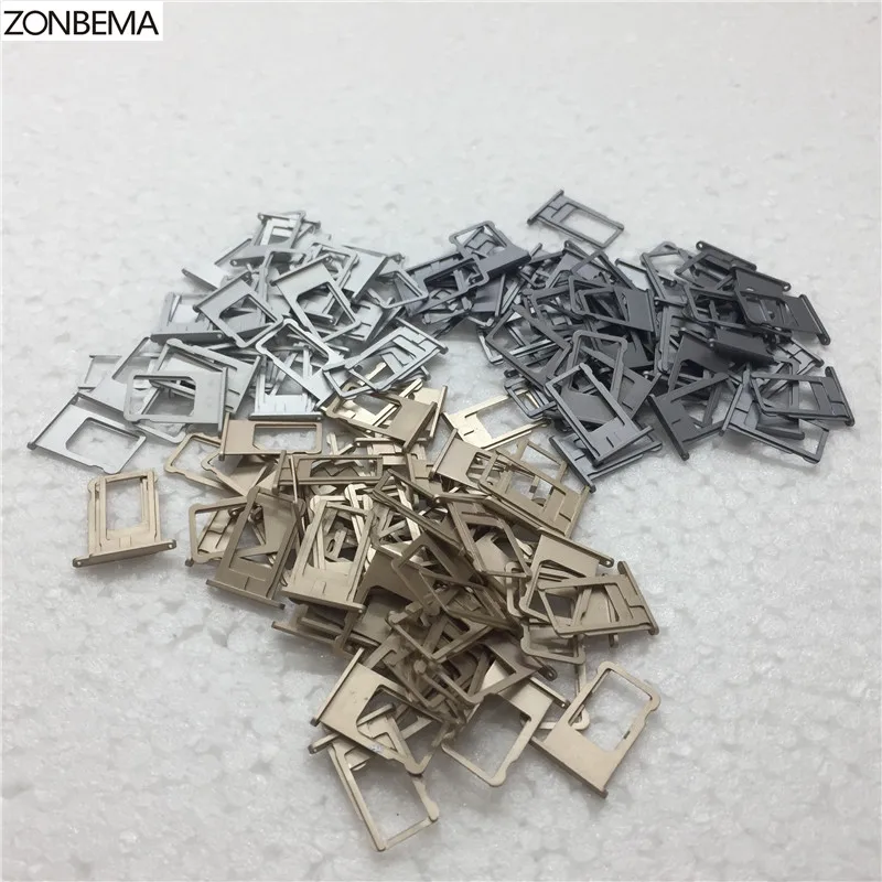 Zonbema 50pcs/lot New Sim Card Adapter For Iphone 6 6g 4.7" Micro Sim ...