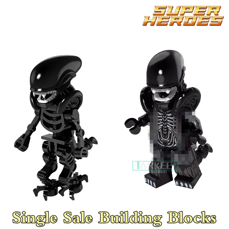 PG1050 Building Blocks One Eyed Alien Zombie Cyclops Omino Snake Undead ...