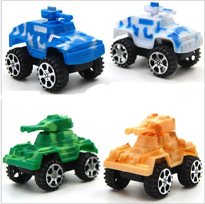 4PCS Fun Mini Pull Back Car Set Children Pullback Vehicle Toys Colorful ...