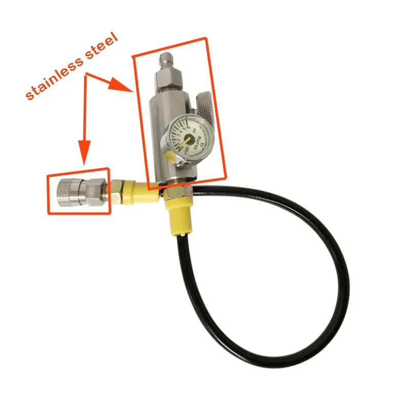 Other Outdoors - PCP Paintball Bleed Valve Station with HPA Hose ...