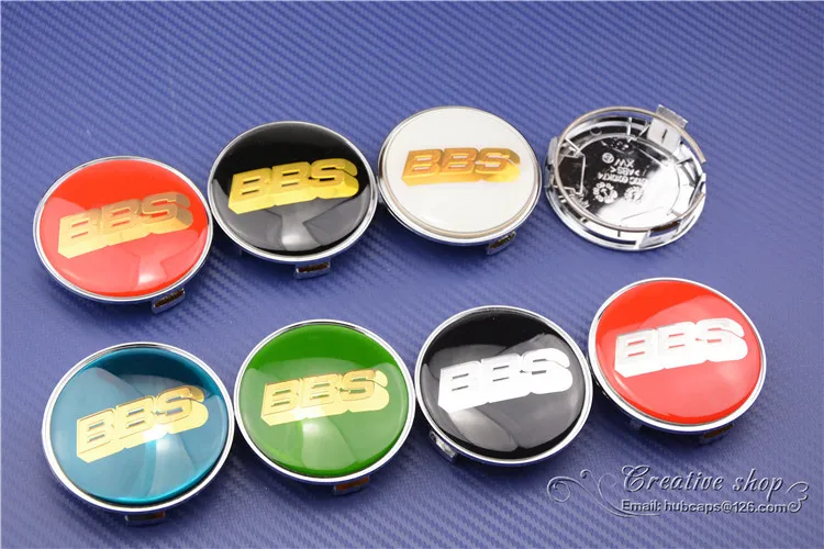 Free shipping 4pcs 75mm mb bbs Wheel Center Cap Hub Cap Emblem Fit ...