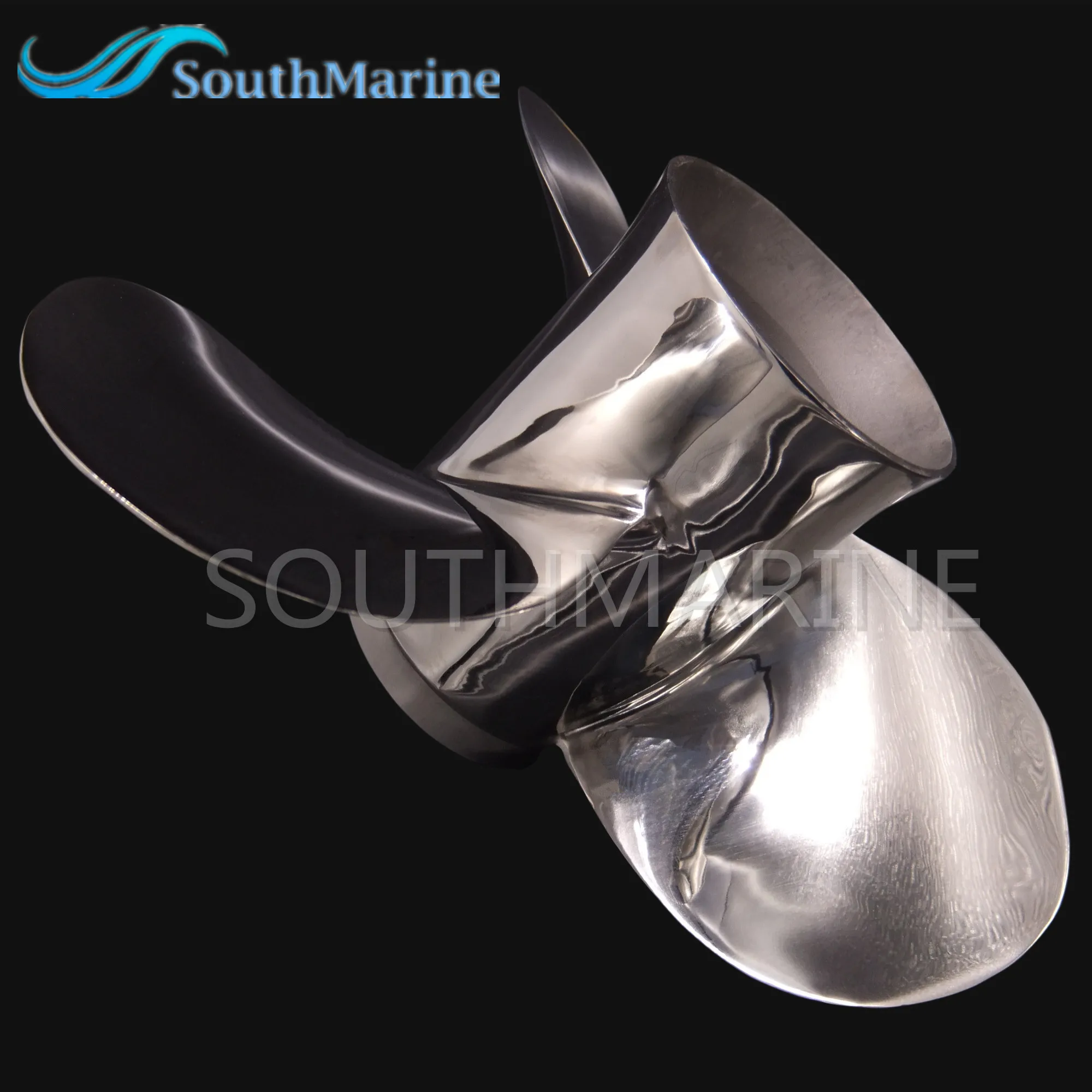 Boat Engine Stainless Steel Propeller 11 3 8x12 G For Yamaha 40HP 50HP