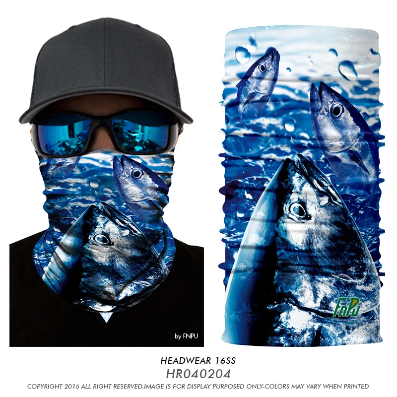 2018 3D Printed Multifunction Fishing Scarf Digital Printed Fishing ...
