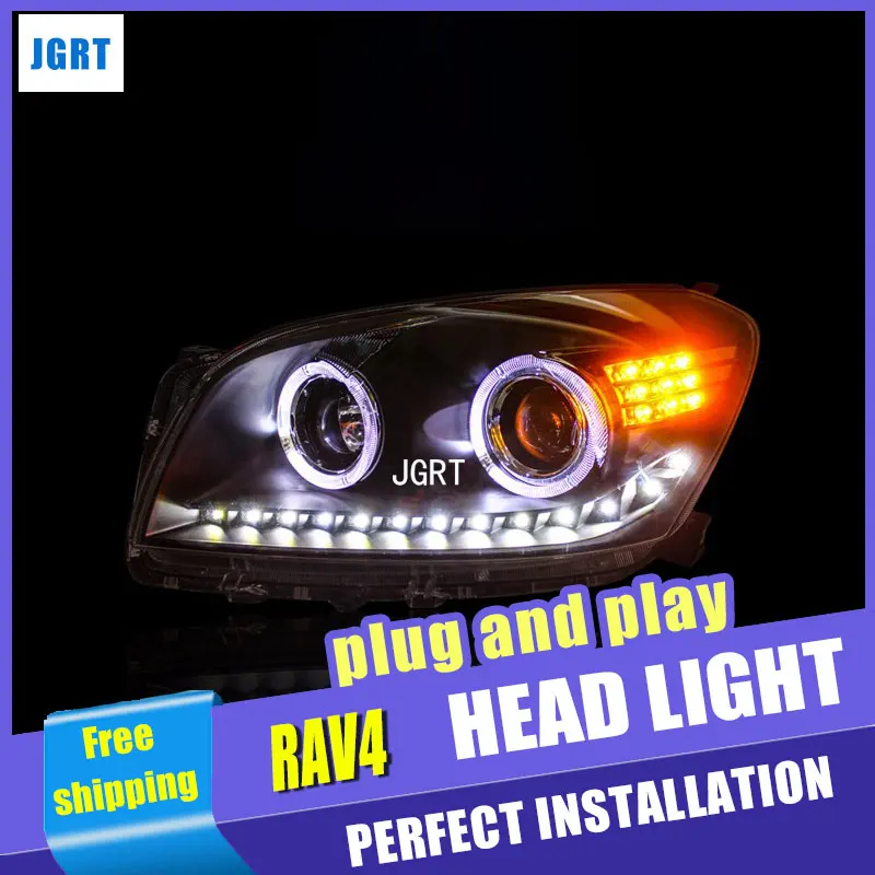 Car Styling for Toyota RAV4 LED Headlight assembly 2009 2013 RAV4 LED ...