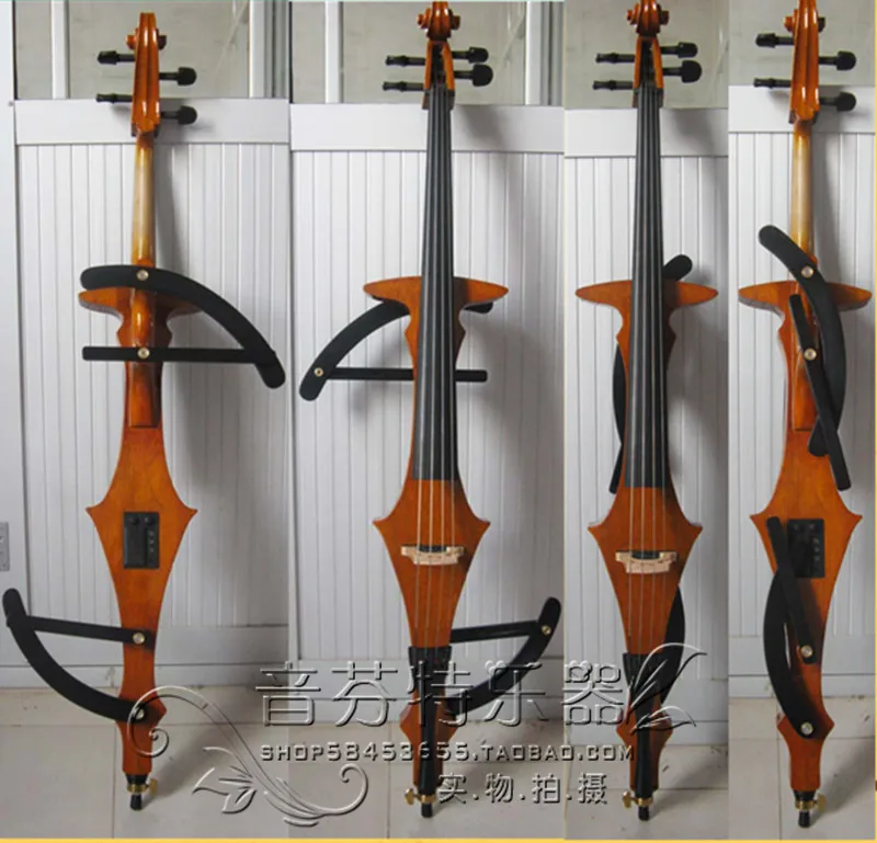 Cello Electronic Cello Amber Yellow Ebony Wood - Cello - AliExpress