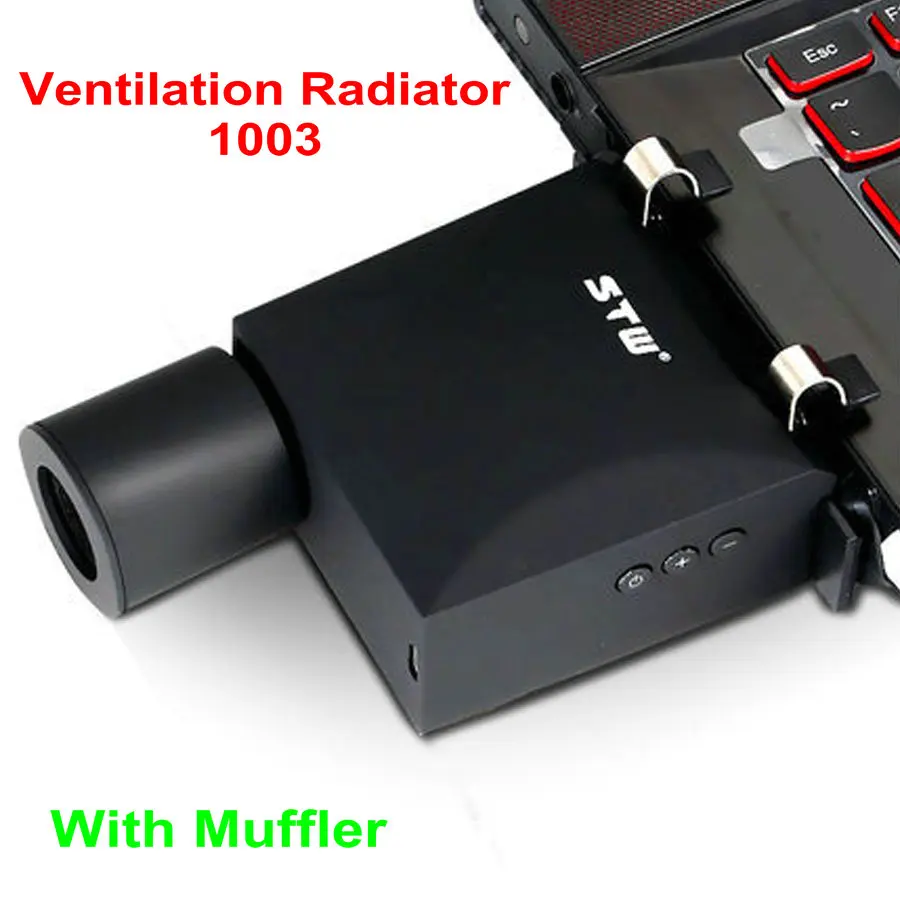 Notebook Ventilation Radiator Exhaust Fan PC Computer Cooler USB ...