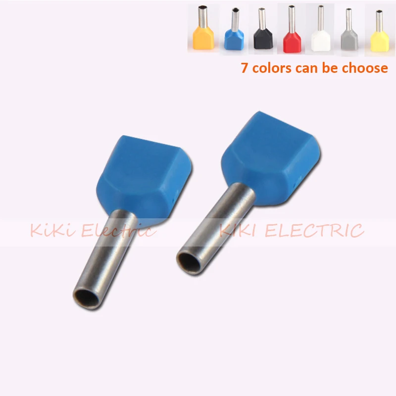 TE16-14 Blue Terminals Copper Crewel Tube Insulating Terminal 2X16.0mm2 ...