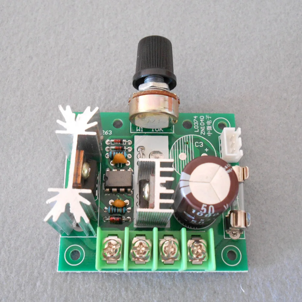 Wholesale 200w Dc Motor Speed Controller 6v 12v Pwm Stepless Speed Control Switch Reverse