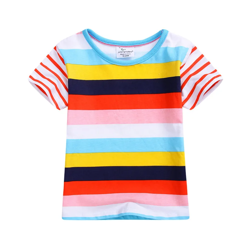 2018 Brand Boys Clothes Fashion Rainbow Boys Tops Kids Tops Designer ...