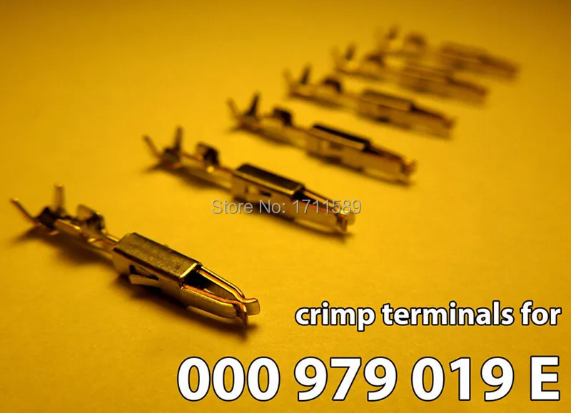 VOLKSWAGEN Audi VW Skoda Seat set of 6 crimp terminals (pins) for ...