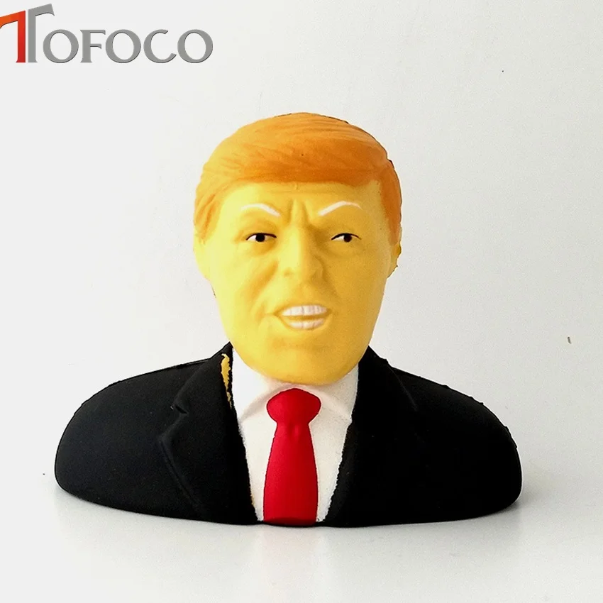 Jumbo Squishy Donald Trump Stress Squeeze Ball Toy Cool Novelty ...