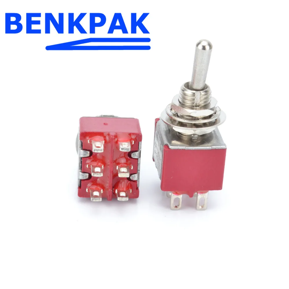 6mm high quality 9 pins mini toggle switch,ON-ON - buy at the price of ...