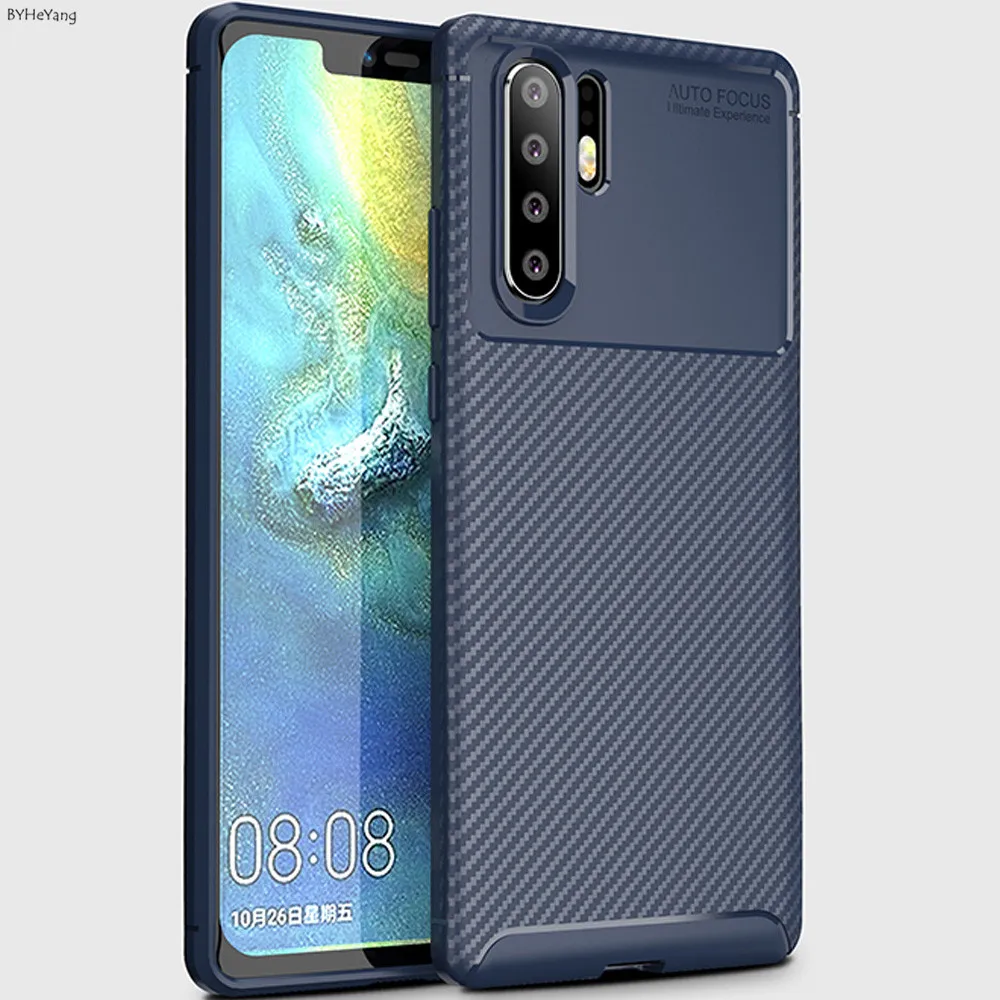 BYHeYang For huawei p30 pro case cover Matte Silicone Soft TPU Cover ...