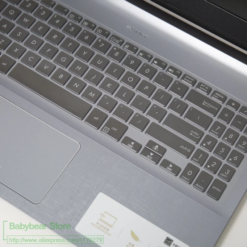 Asus VivoBook 15 용 TPU 키보드 커버 보호기, X507 X507MA X507M X507AU x507ua ...