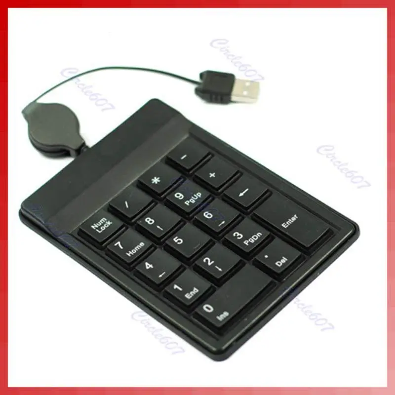 P 18 Keys USB Numeric Numerical Keypad Keyboard Pad for Laptop PC-in ...