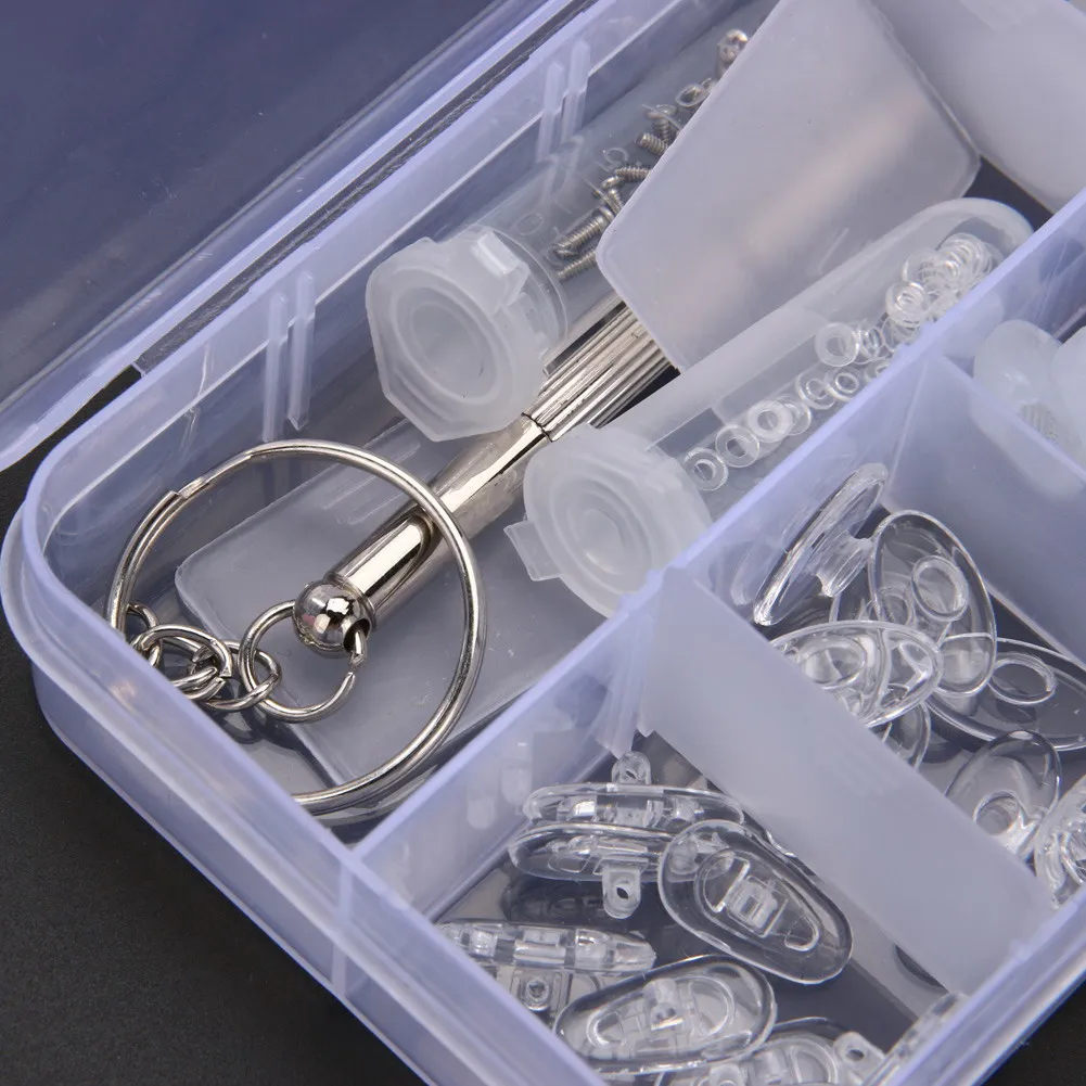 Eyeglass Repair Screws Tool Box Sun Glasses Repair Kit Screwdriver Set Optical Instruments