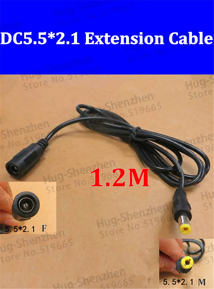 China-sale-monitoring-extension-male-and-female-connector-cable-DC5-5-2 ...