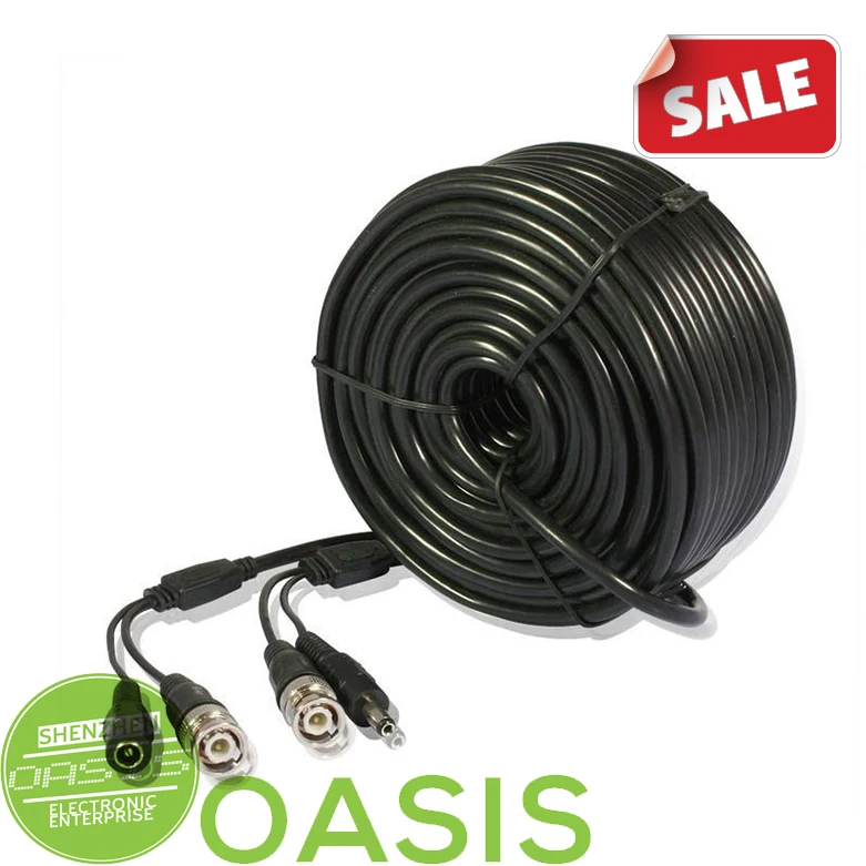 150' FT HD HEAVY PREMIUM SECURITY CCTV CAMERA CABLE SURVEILLANCE WIRE ...