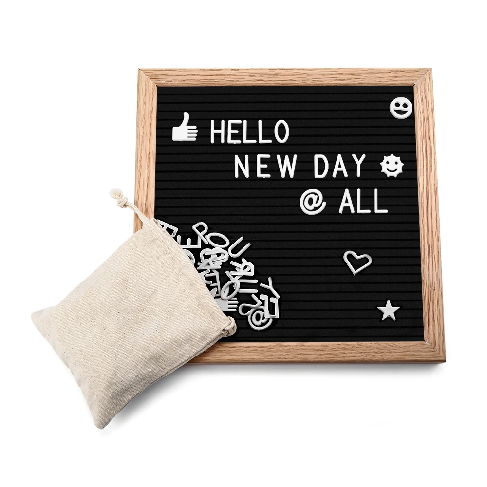 2018-New-Creative-Message-Board-Wooden-Felt-Schedule-Modern-Detachable ...