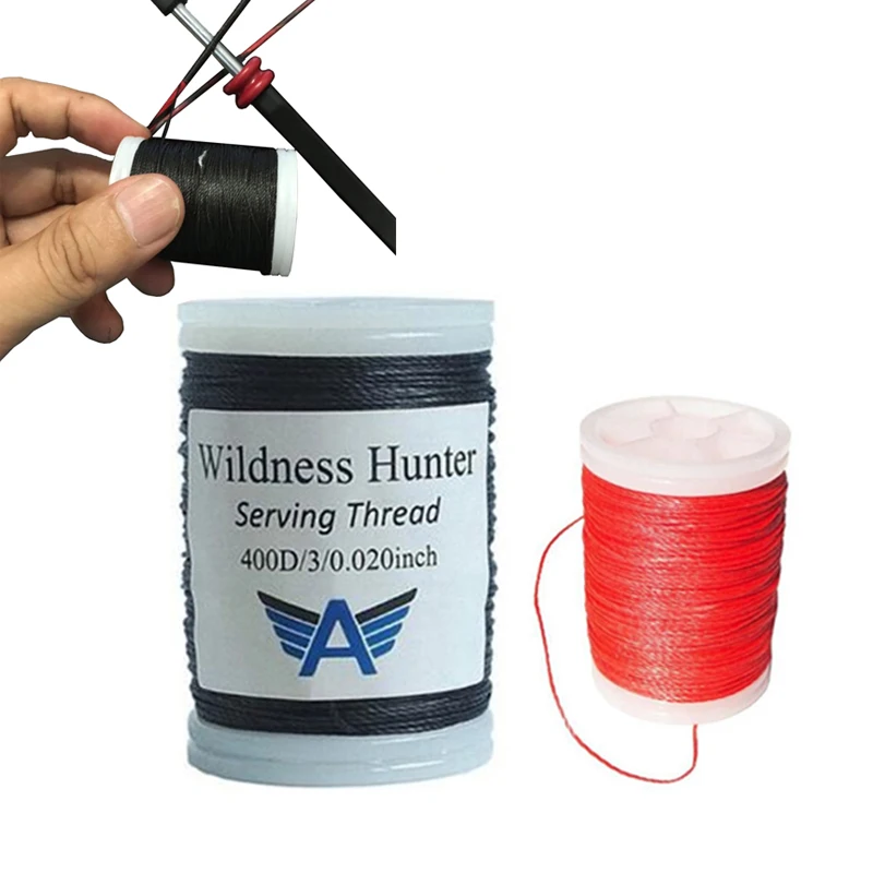 120m/Roll Archery Bowstring Serving Thread 0.02" Thickness 400D Serving ...