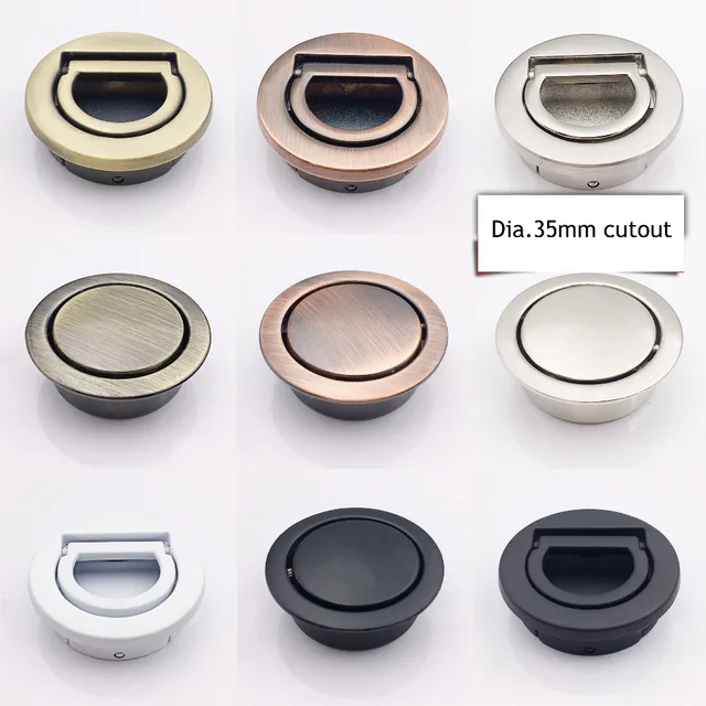 10pcslot Premintehdw Zinc Alloy Invisible Concealed Cabinet Drawer
