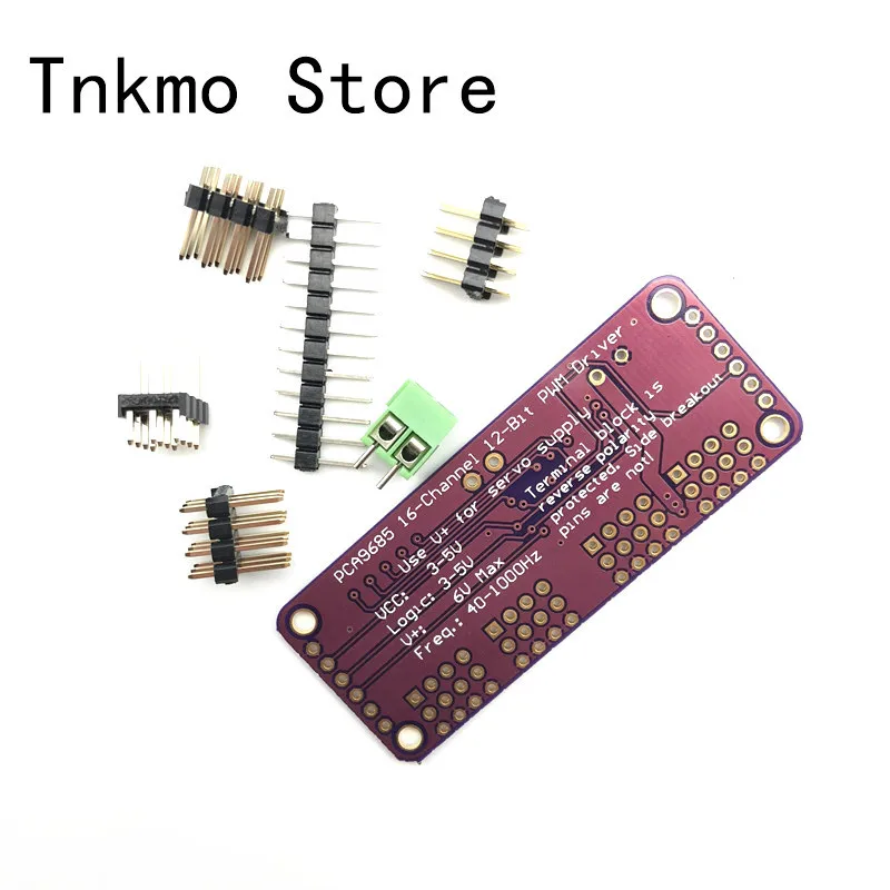 16 canais 12 bit pwm/servo Driver I2C interface pca9685 para raspberry pi escudo módulo servo ...