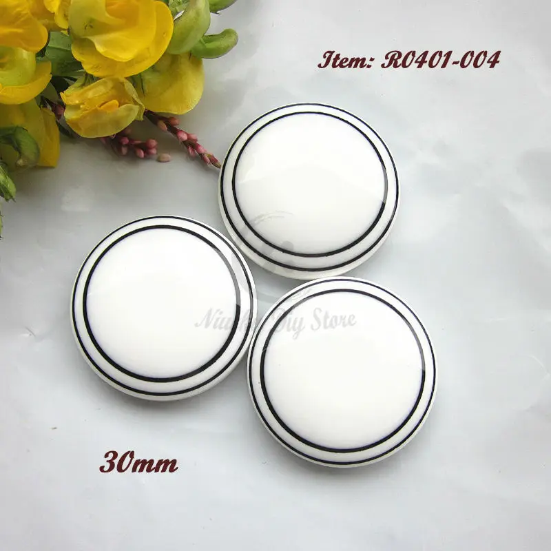 2015 New 30 Pcs 45l White Women Fashion Coat Buttons Women Winter ...