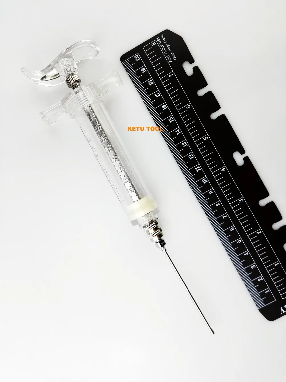 Gavage Crop Needle Feeding Syringe 20ml W 1.8mm x 80mm #18 Straight ...