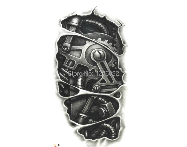 Steampunk Engine Tattoo