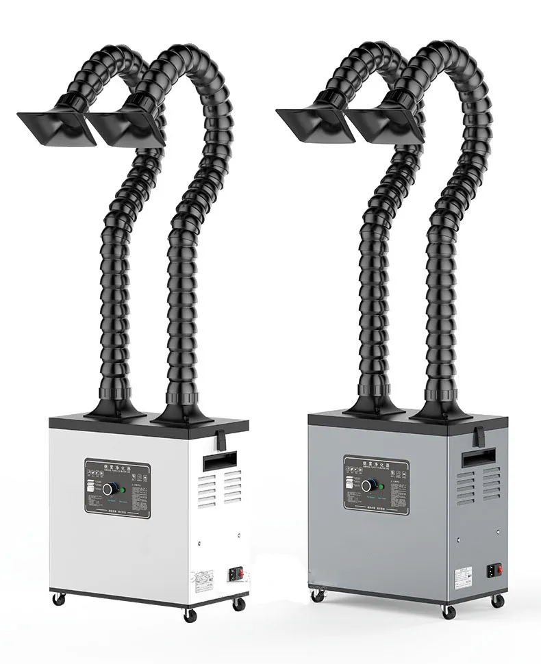 Soldering Smoke Cleaner Smoke and dust purifier two heads Smoke ...