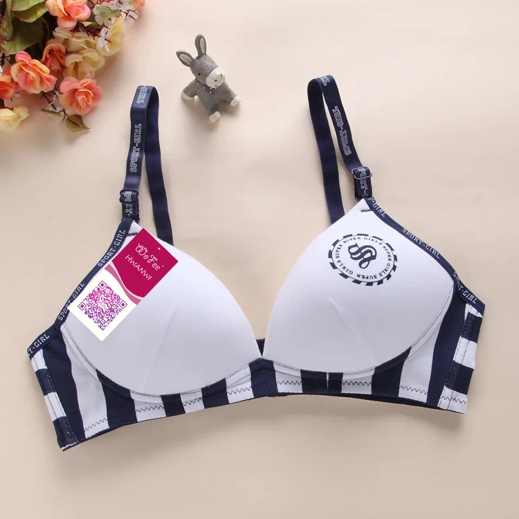 WoFee New Designs Piano Printing Cotton Breathable Students' Bras Funny ...