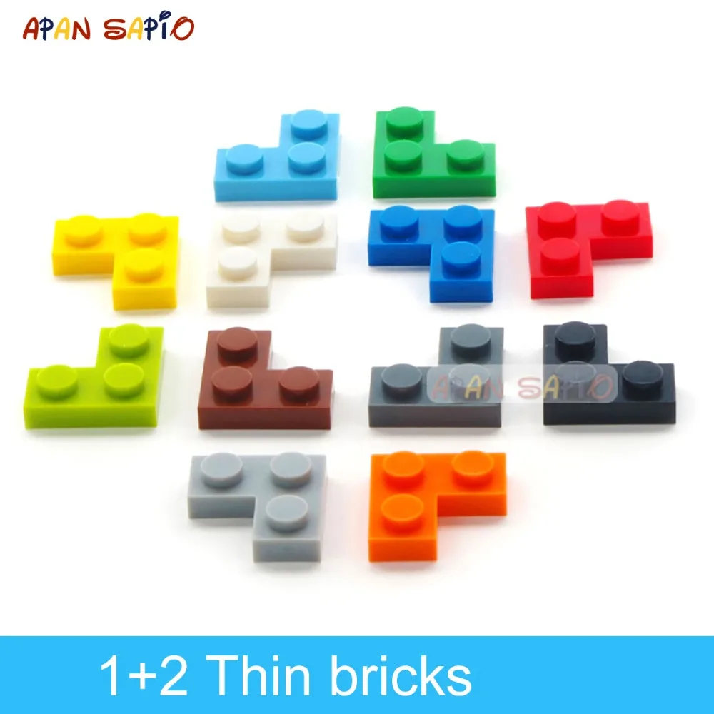 160Pcs Diy Bouwstenen Dunne Cijfers Bricks 1 + 2 Stippen Educatief ...