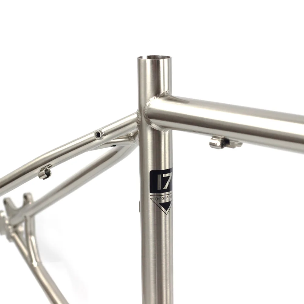 Reynolds 520 CR-MO Steel MTB Bike Frame 27.5" 650B Classic Silver ...