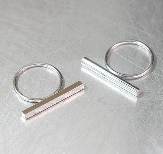 Barra Chata de Aço Inoxidável Personalizado Hip Hop Anel|bar ring|ring ...