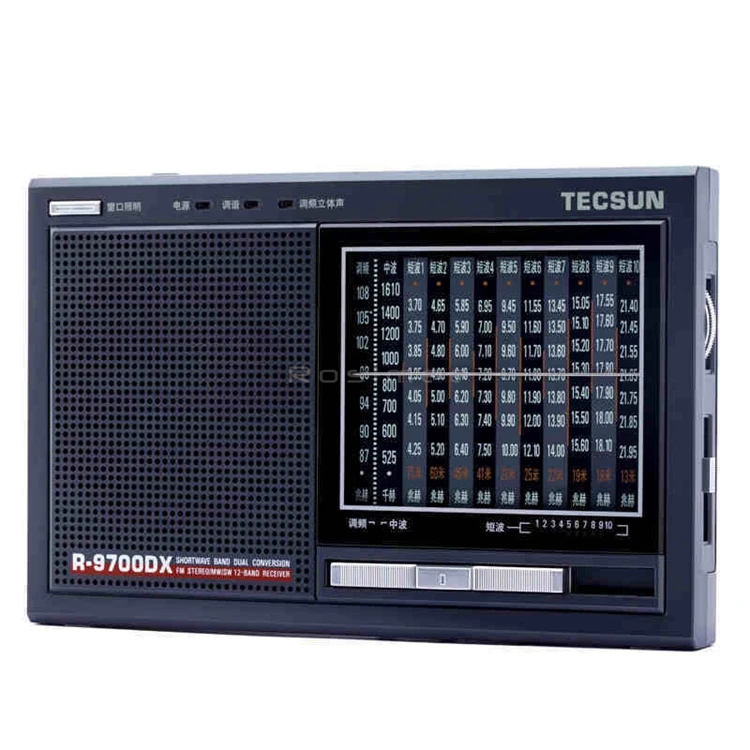 Tecsun R9700DX R-9700DX SW/MW/FM стерео радио Высокая чувствительность ...