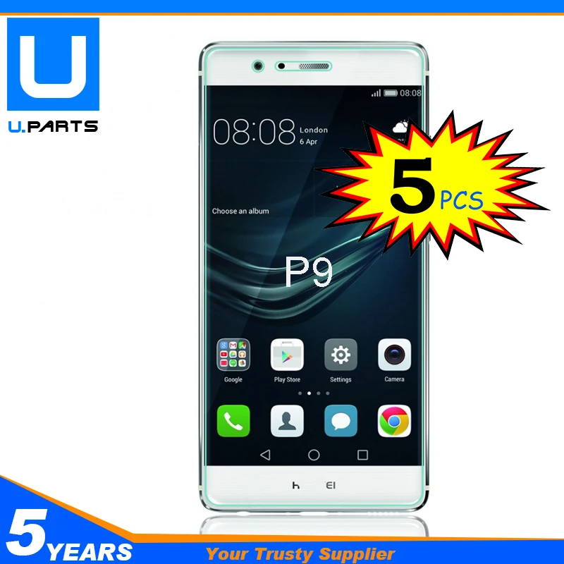 5PC/Lot Premium Tempered Glass For Huawei P9 EVA L09 EVA L19 ...