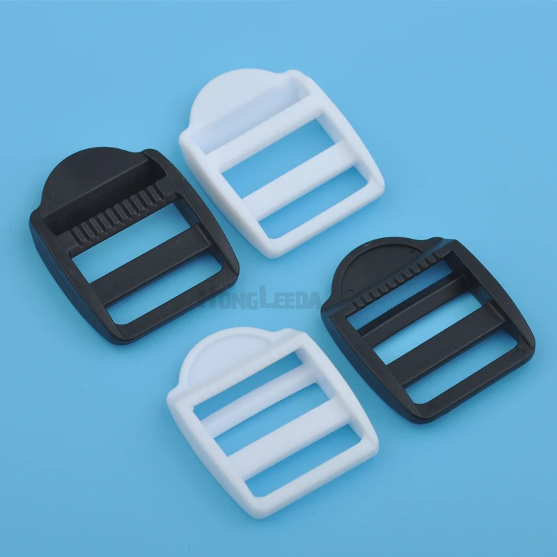 40pcs/lot 26mm 1 Inch Pom Adjustable Buckles Plastic Ladder Buckle ...
