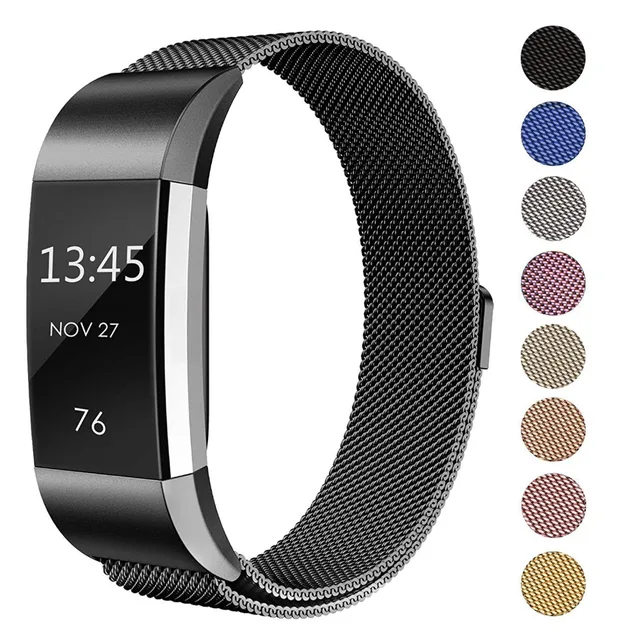 Fitbit Charge 2 Stainless Steel Strap | FitGear NZ