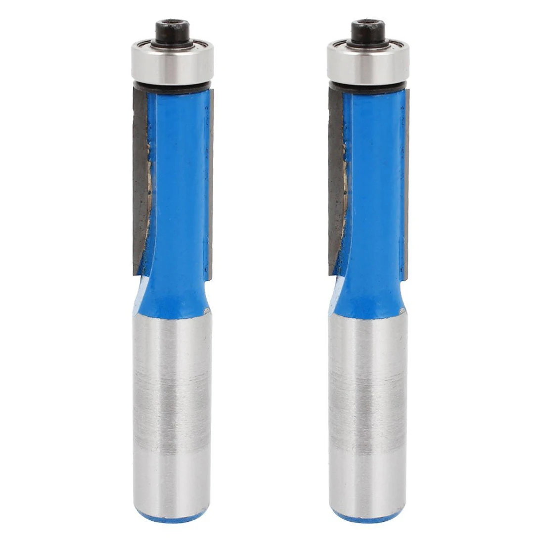 1/2 "Cutting Dia 1/2" Shank End Bearing Flush Trim Router Bit 2 piezas ...