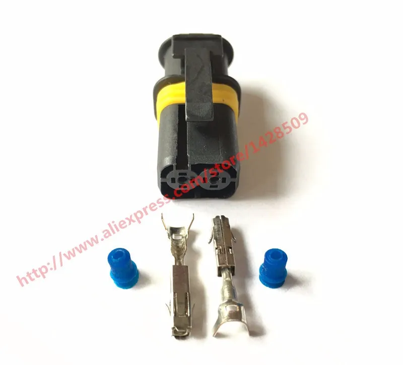 20 Sets 2 Pin Waterproof Connector 18286000002 Electrical Lear ...