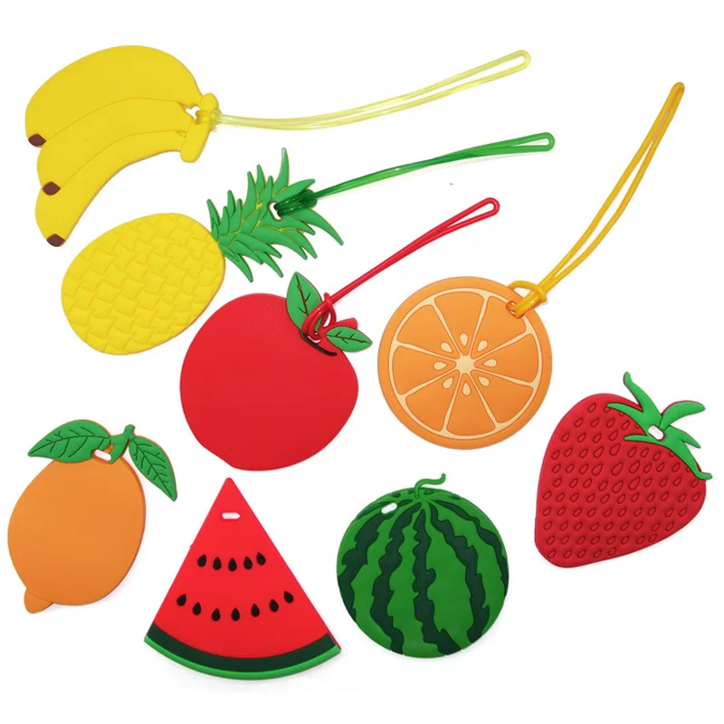 Travel Accessories Watermelon Banana Apple Cute Fruit Luggage Tag ...